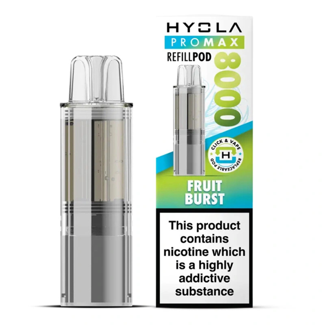 Hyola Pro Max 8000 Prefilled Pod Fruit Burst | Only £5.99