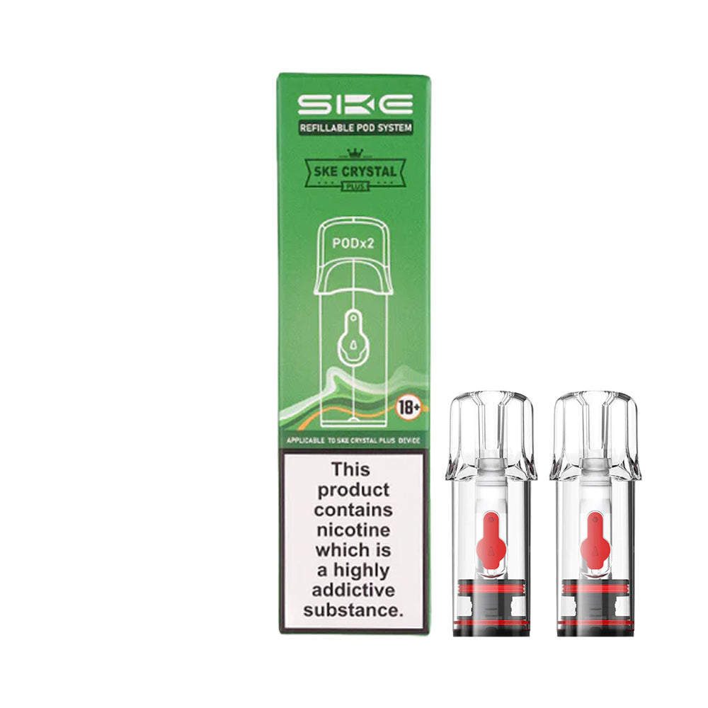 SKE Crystal Plus Refillable Pods (2 Pack) | Free UK Delivery | Vapourcore