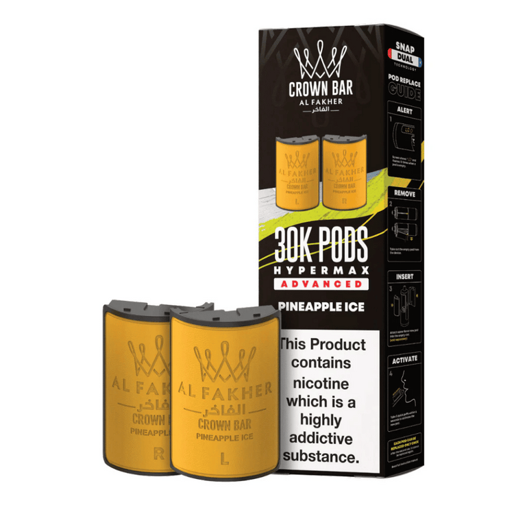 Al Fakher 30k Hypermax Prefilled Pods Pineapple Ice