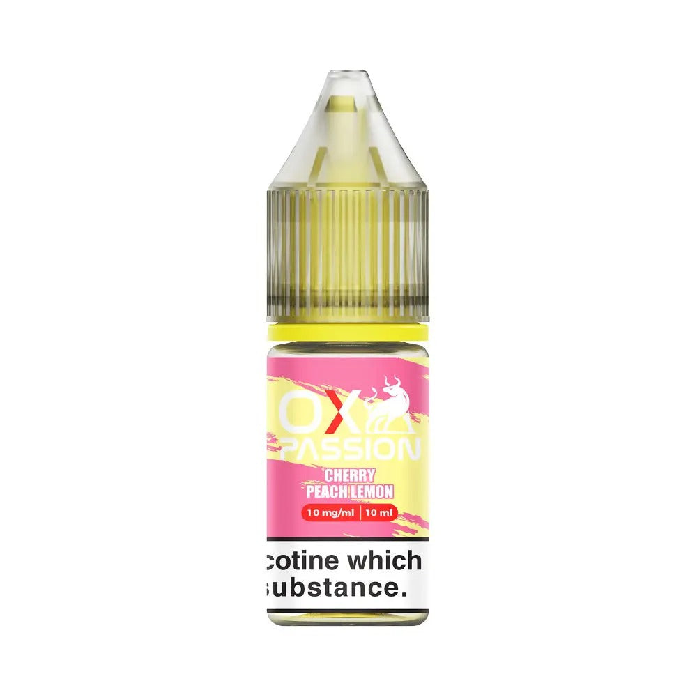 OXVA Ox Passion E Liquid| Cherry Peach Lemon| Free UK Delivery