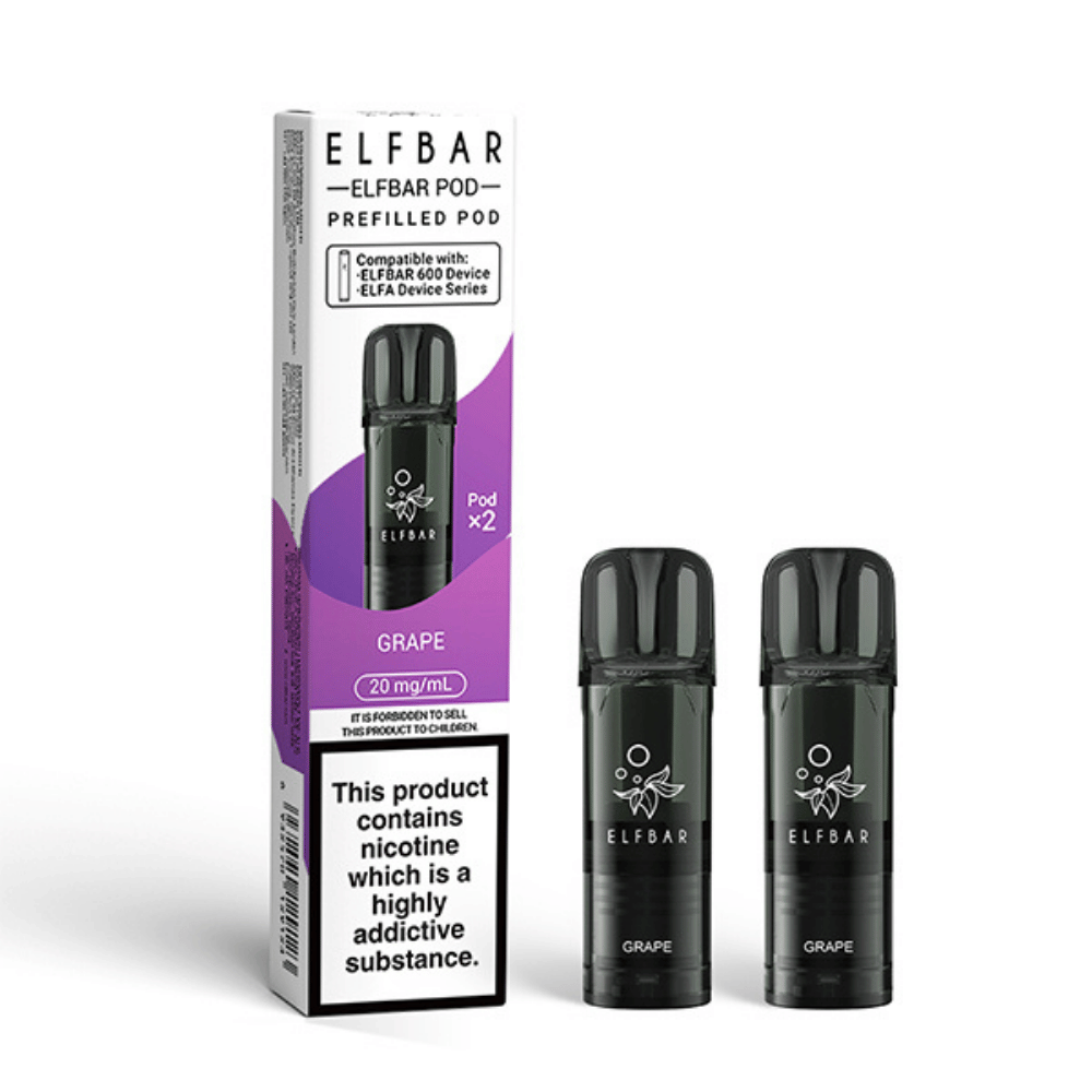 Elf Bar 600 Prefilled Pod Grape | Only £3.99