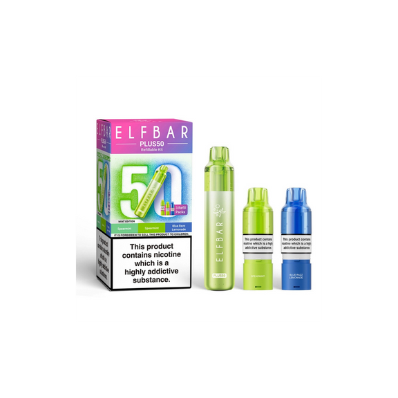 ELF BAR Plus 50 Prefilled Pod Kit Mint Edition