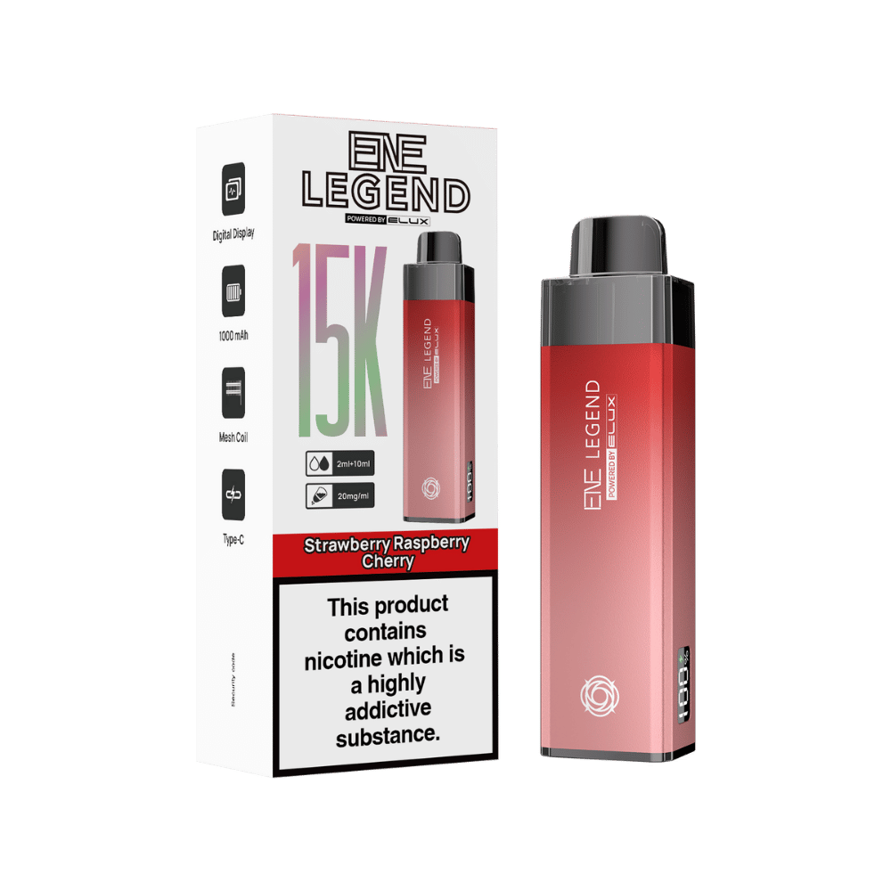 Elux ENE Legend 15k Prefilled Pod Kit Strawberry Raspberry Cherry