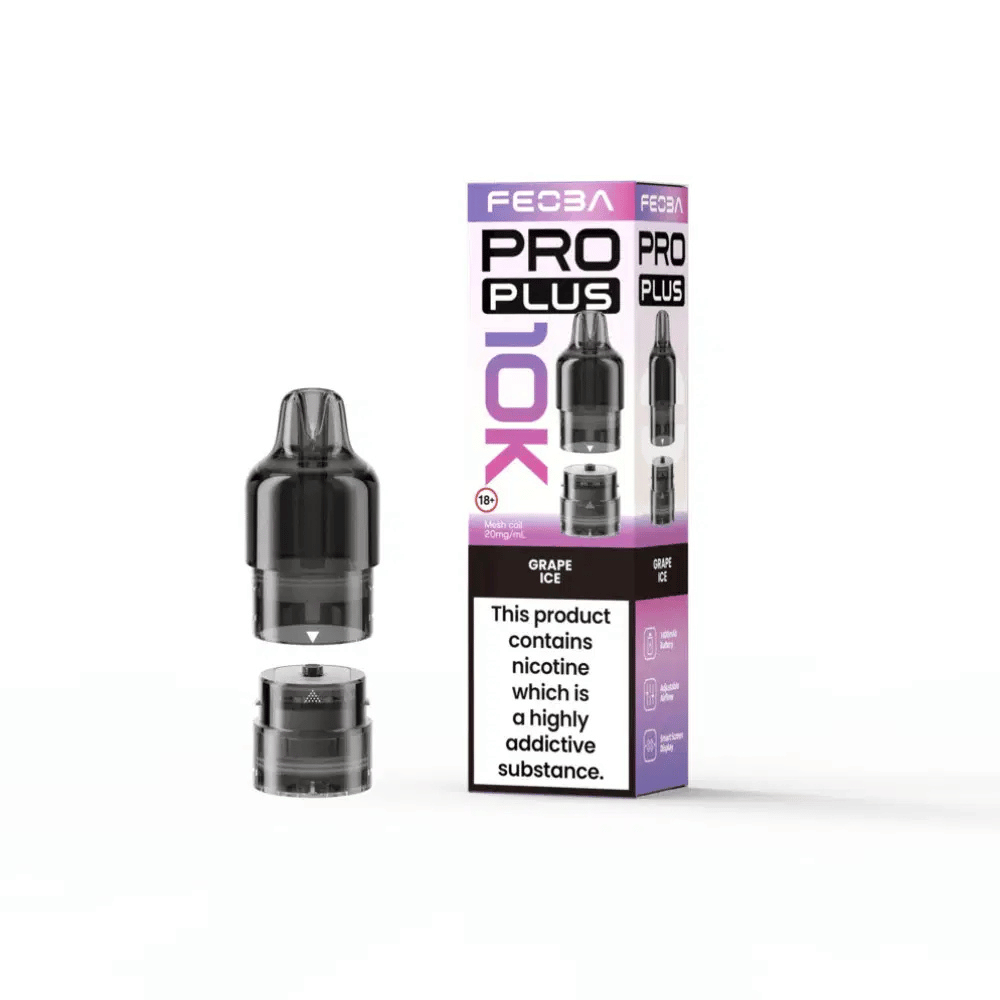 Feoba Pro Plus 10K Refill Pod Grape Ice | Only £5.99