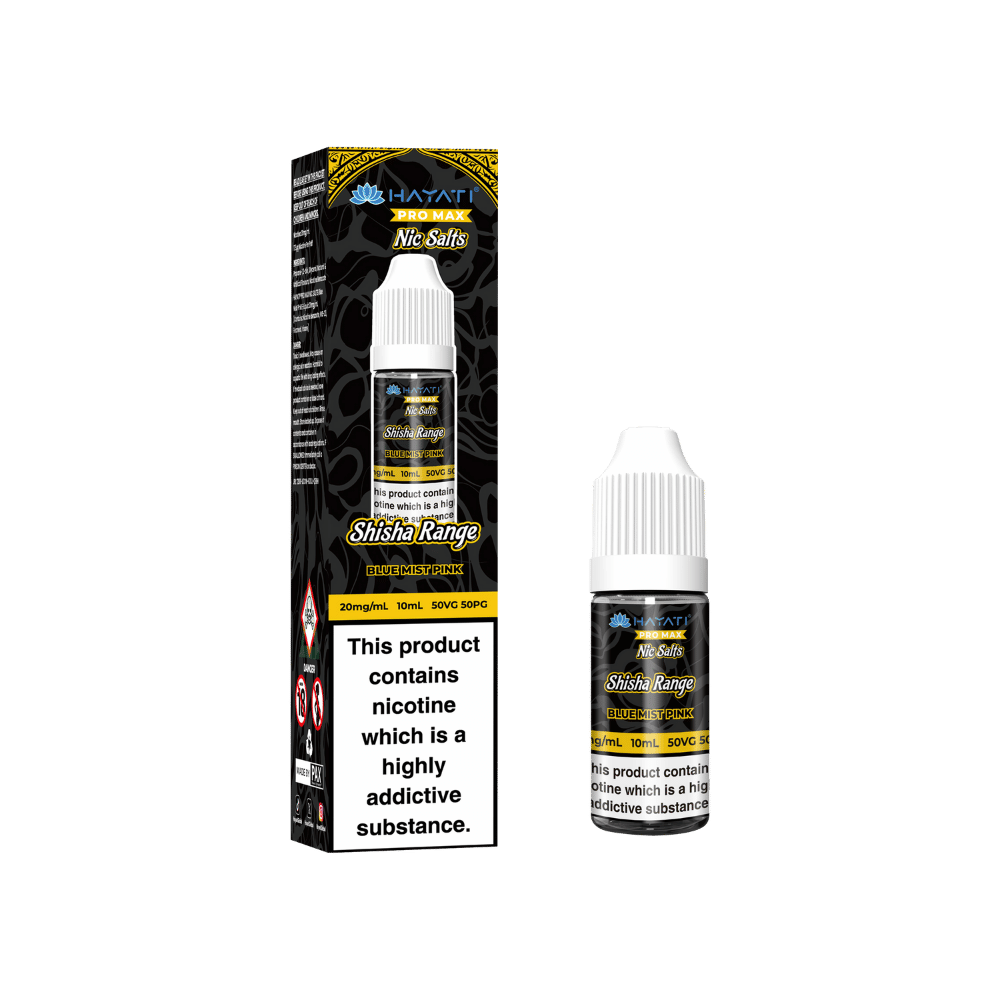 Hayati Pro Max Shisha Nic Salt E-Liquid Blue Mist Pink