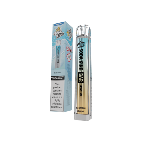 Soda King Bar Disposable Vape | Menthol | Free UK Delivery