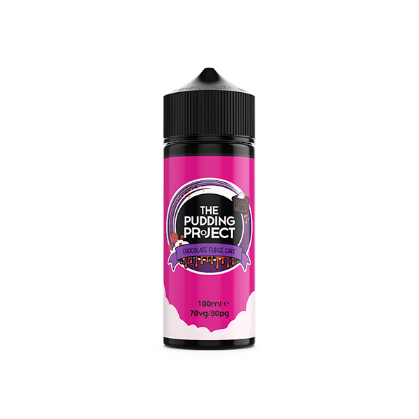 Pudding Project 100ml Shortfill E Liquid | Chocolate Fudge Cake | Free ...