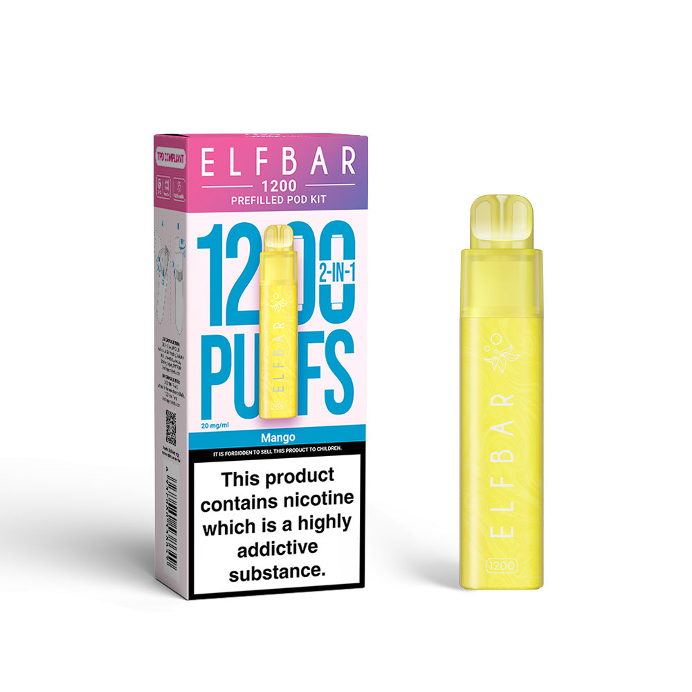 Elf Bar EB1200 | Mango | Free UK Delivery