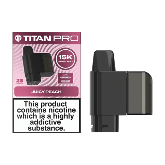 Titan Pro 15K Prefilled Pod Juicy Peach | Only £5.99