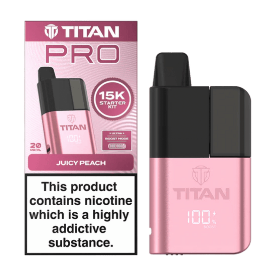 Titan Pro 15K Prefilled Pod Kit Juicy Peach | Only £8.99