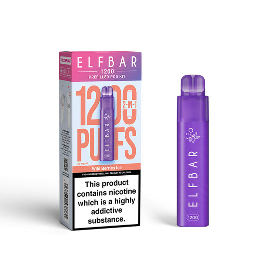 Elf Bar EB1200 | Blueberry Edition | Free UK Delivery