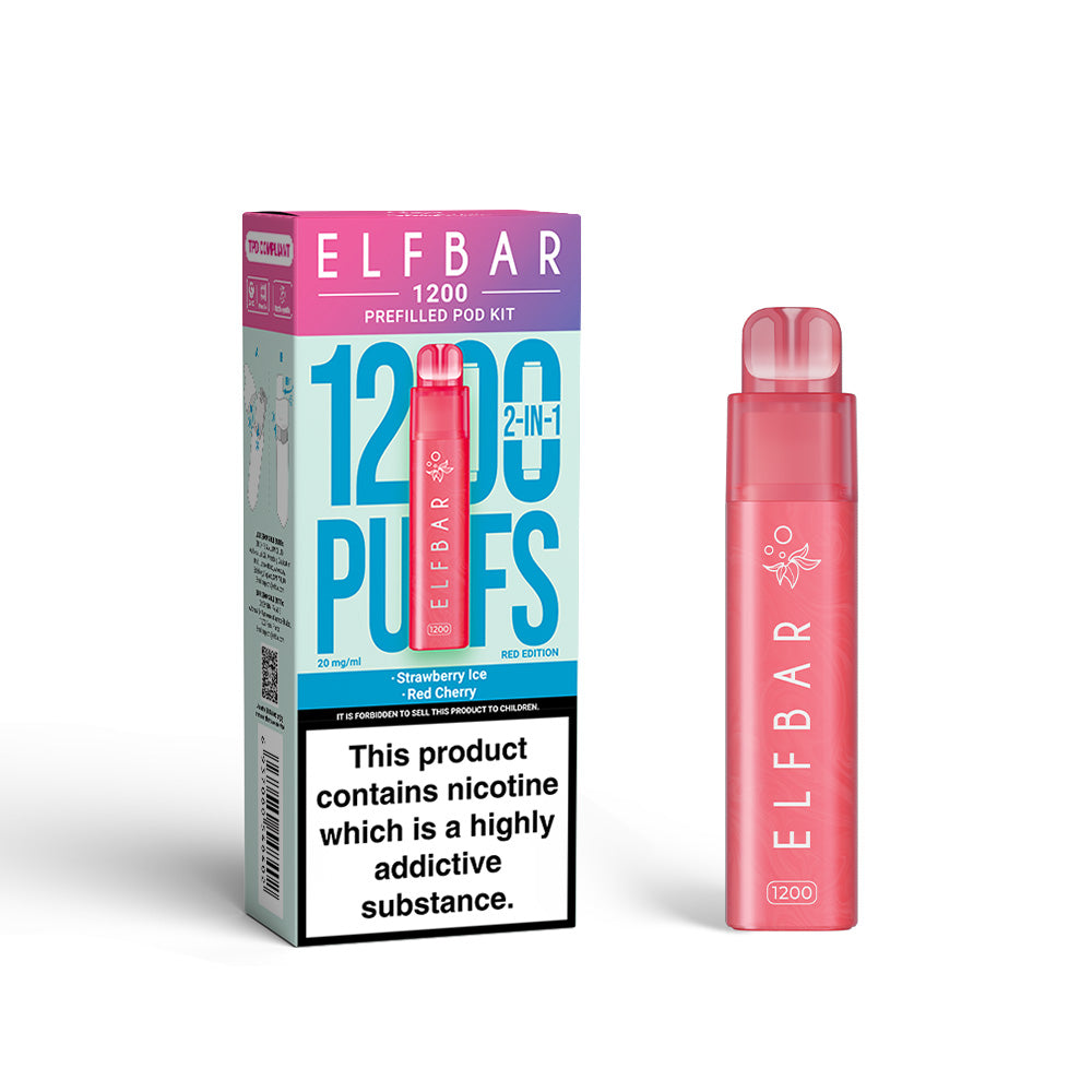 Elf Bar EB1200 | Red Edition | Free UK Delivery