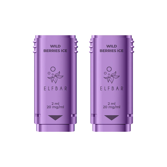 Elf Bar 1200 Wild Berries Pods (2 Pack) | Free UK Delivery