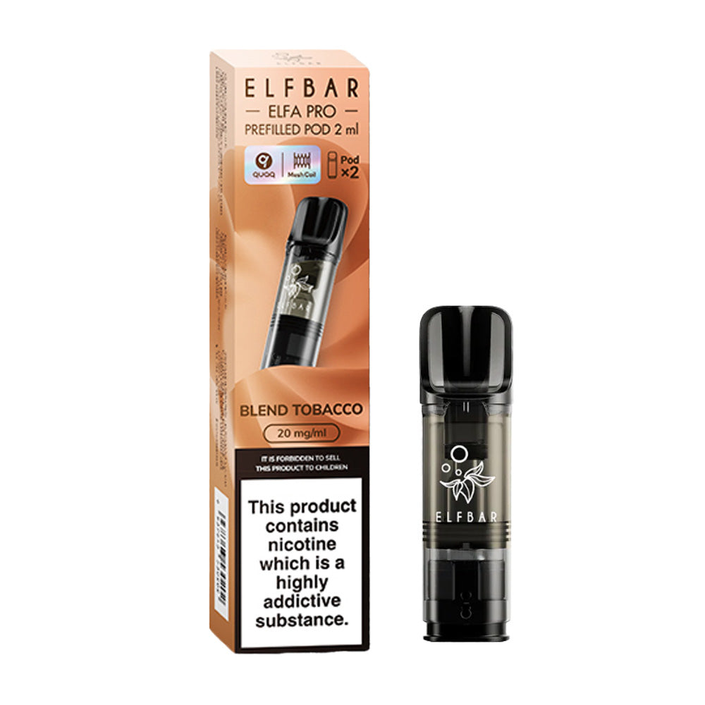 Elf Bar ELFA Pro Blend Tobacco Pods (2 Pack) | Free UK Delivery