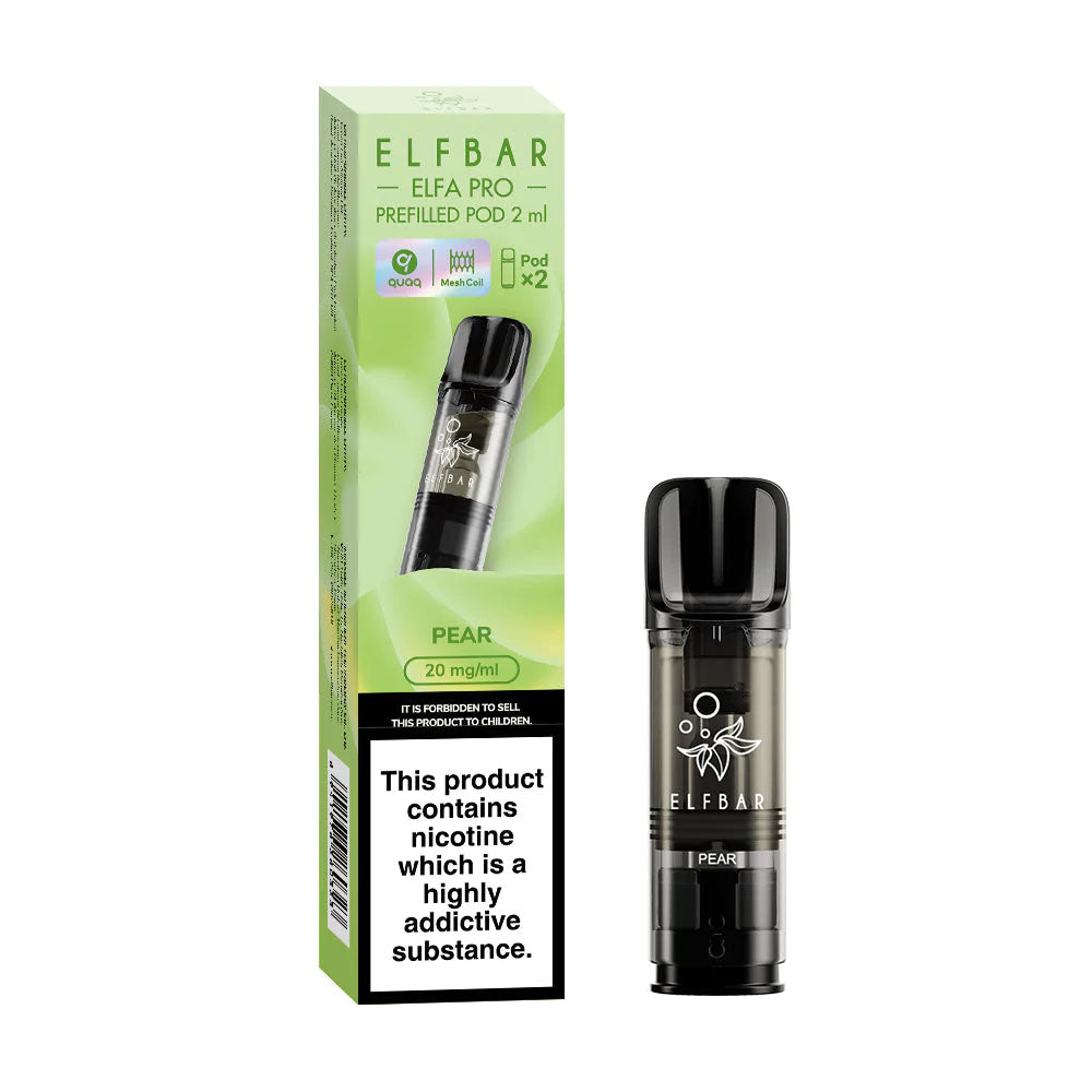 Elf Bar ELFA Pro Pear Pods (2 Pack) | Free UK Delivery