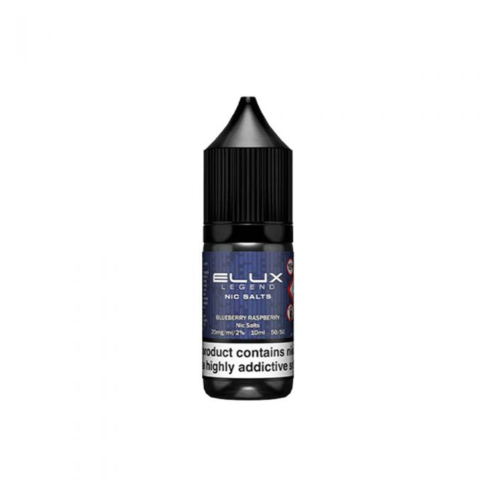 Elux Legend Nic Salts Blue Raspberry E Liquid 10ml | Free UK Delivery