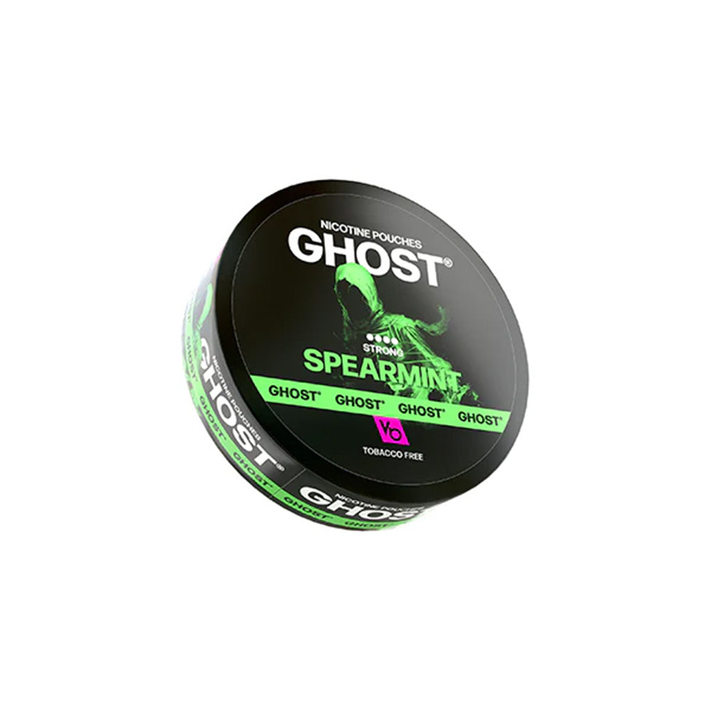 Ghost Spearmint Nicotine Pouches | 20 Per Pack | Free Delivery
