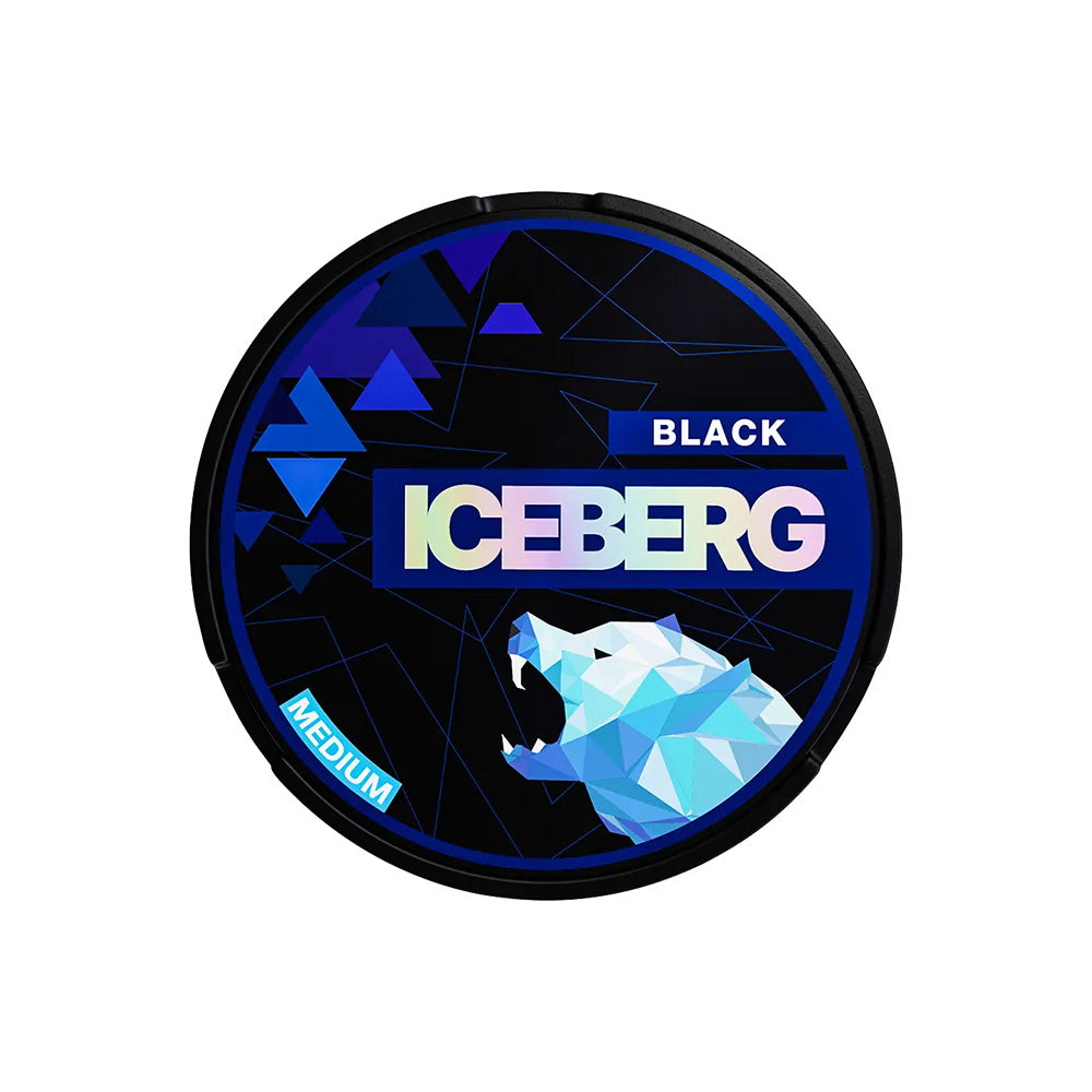 Iceberg Nicotine Pouches | Black | Free UK Delivery