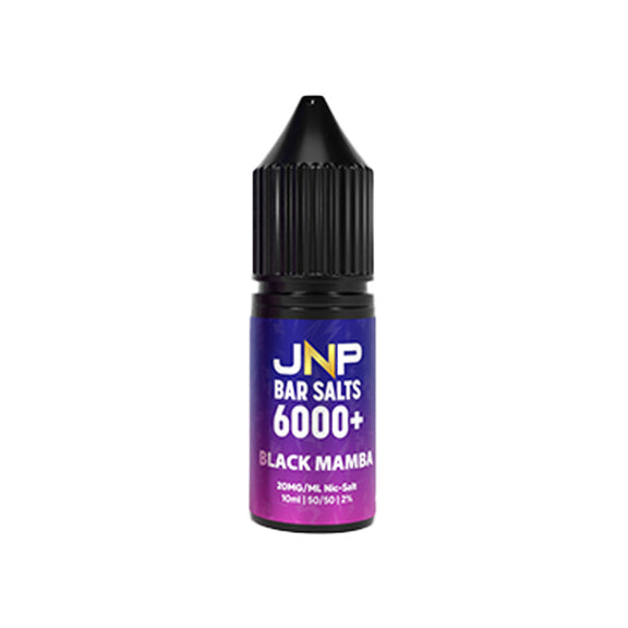 JNP 6000+ Bar Salts E Liquid 10ml | Black Mamba| Free UK Delivery