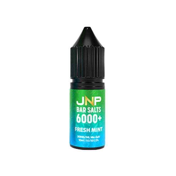 JNP 6000+ Bar Salts E Liquid 10ml | Fresh Mint| Free UK Delivery