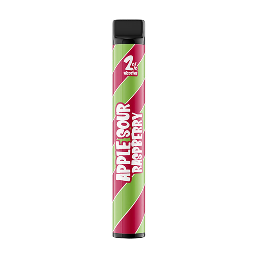 Liquideo WPuff 600 Disposable Vape | Apple Sour Raspberry | Free UK ...