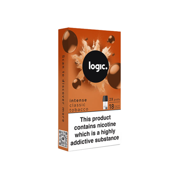 Logic Intense Vape Pods | Classic Tobacco | Free UK Delivery