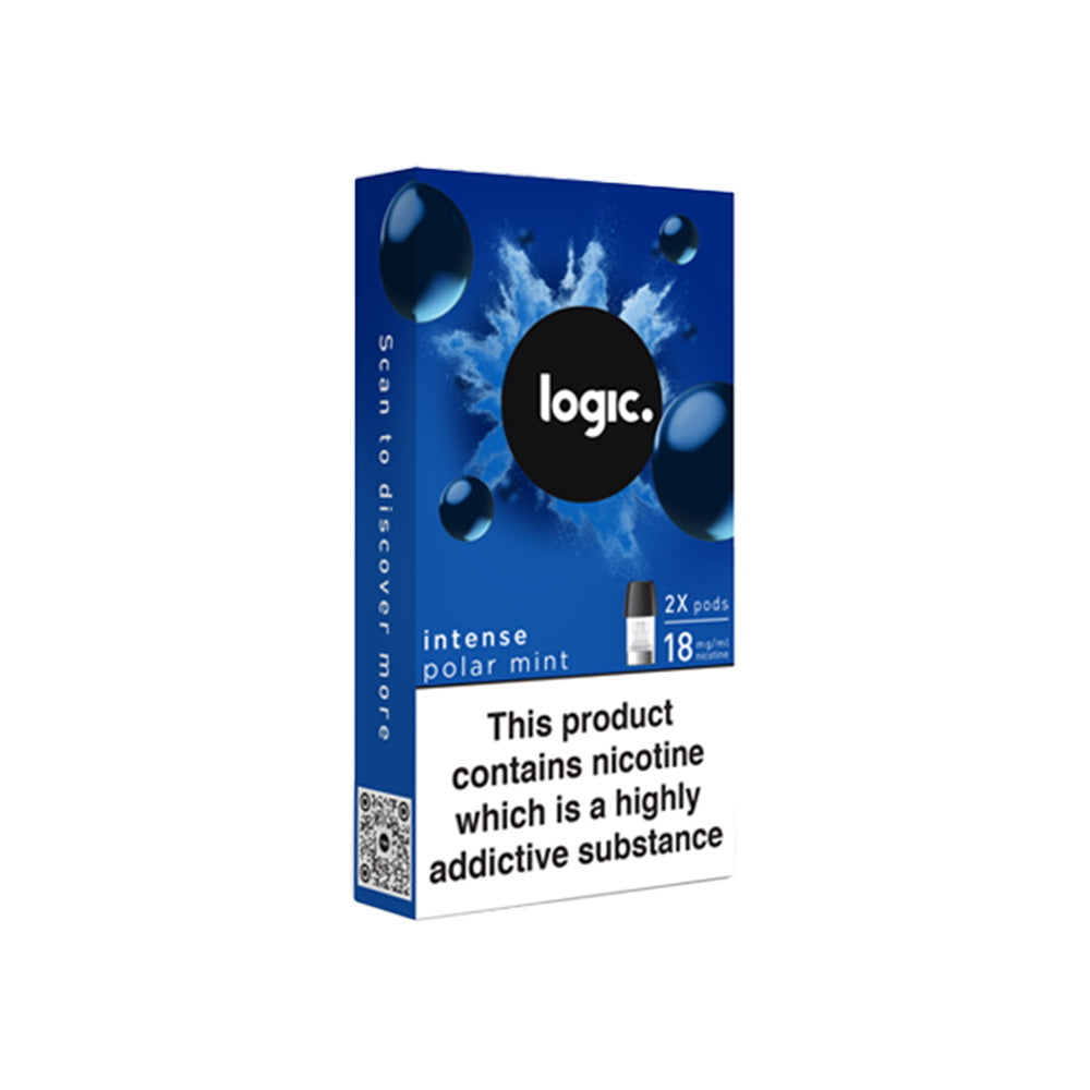Logic Intense Vape Pods | Polar Mint | Free UK Delivery