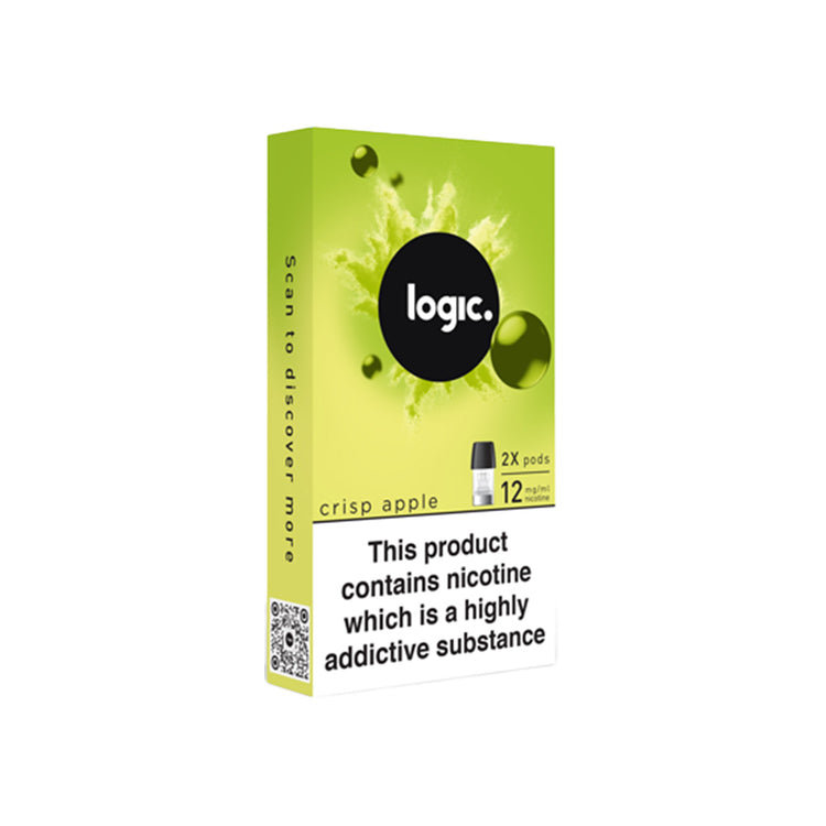 Logic Intense Vape Pods | Crisp Apple | Free UK Delivery