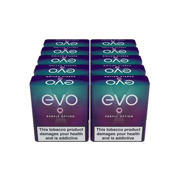 Ploom Evo Multibuy | Purple Option Tobacco Sticks | 10 Packs (200 sticks)