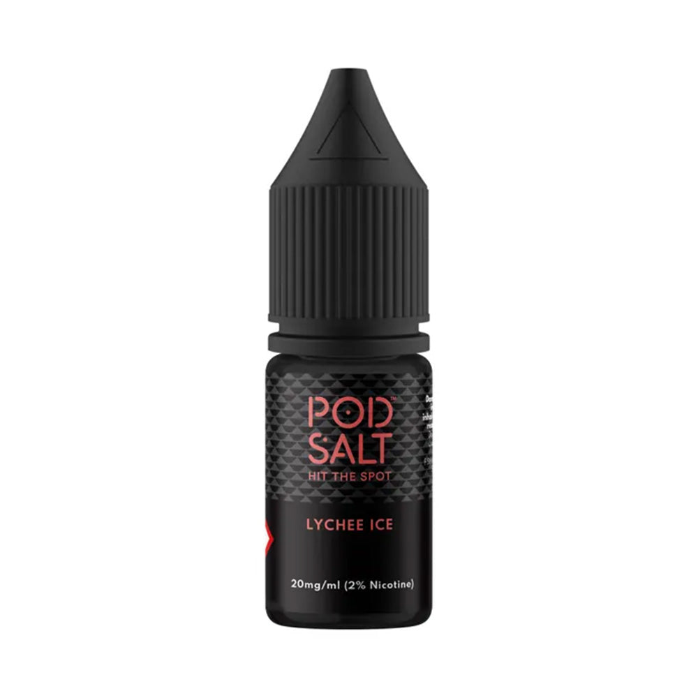 Pod Salt Core 10ml Nic Salt E Liquid | Lychee Ice | Free UK Delivery