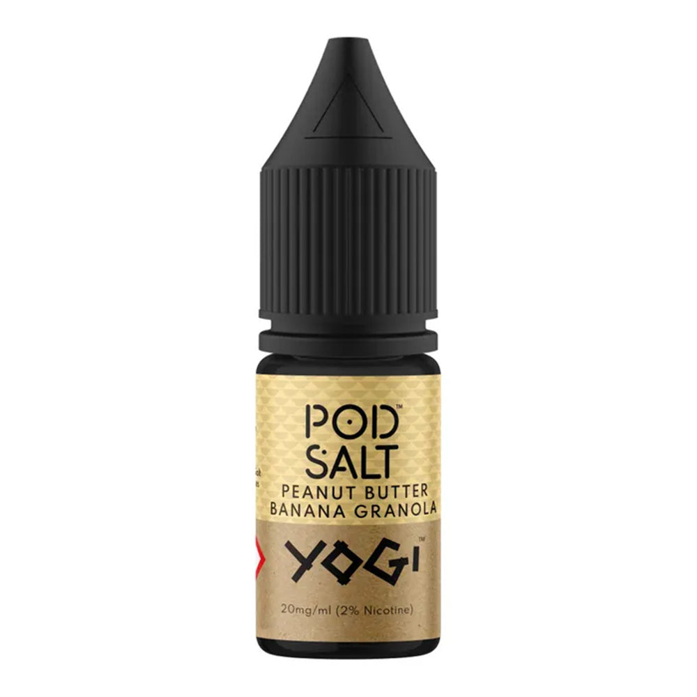 Pod Salt Fusions 10ml Nic Salt E Liquid | Yogi Peanut Butter