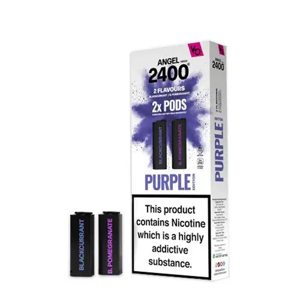 Vapes Bars Angel Pre-Filled Pods | Purple Edition | Free UK Delivery