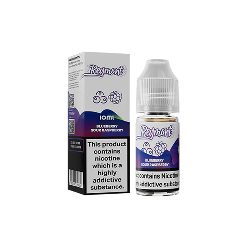 Reymont Nic Salts E Liquid | Blueberry Sour Raspberry | Free UK Delivery