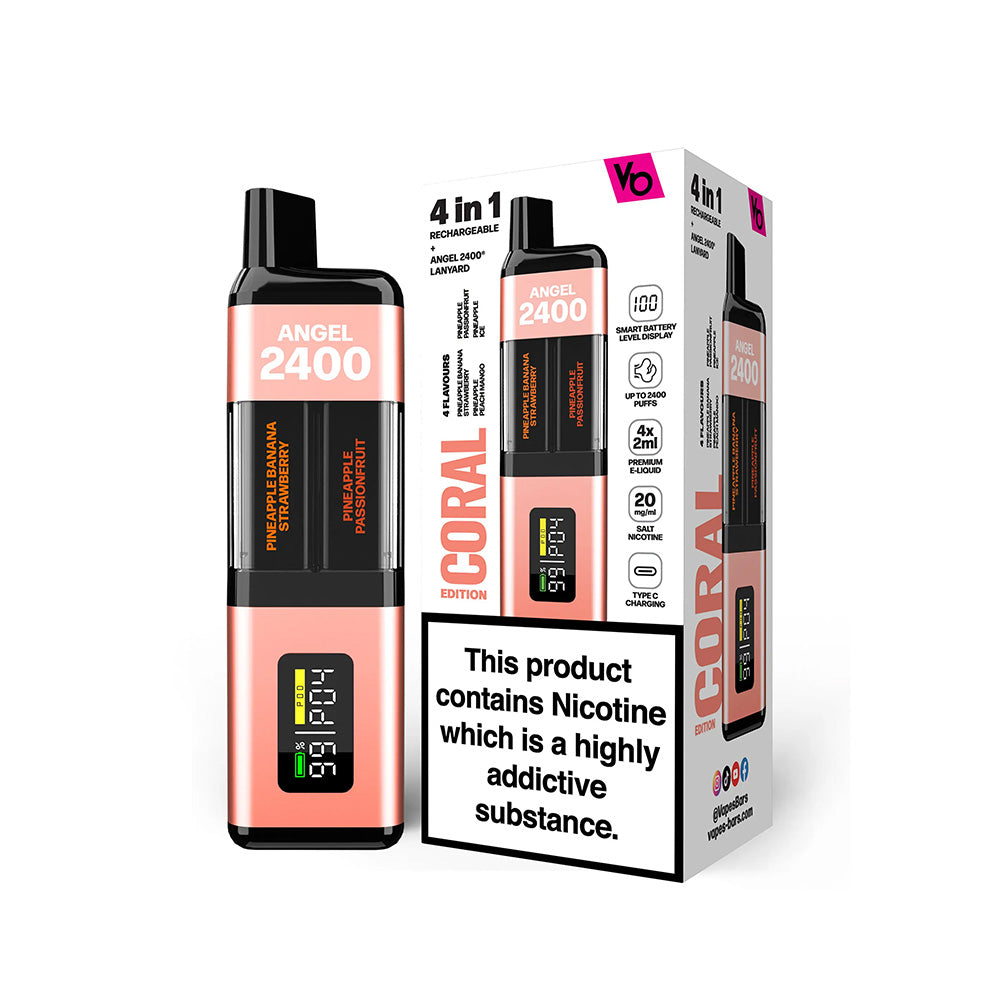 Vapes Bars Angel 4in1 Vape | 2400 Puffs | Free UK Delivery