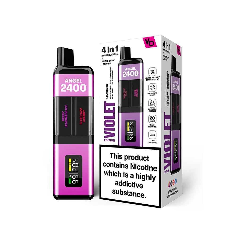 Vapes Bars Angel 4in1 Vape | 2400 Puffs | Free UK Delivery