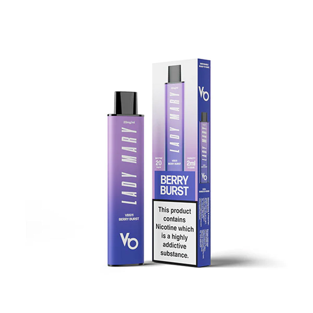 Lady Mary Disposable Vape | Berry Burst | Free UK Delivery