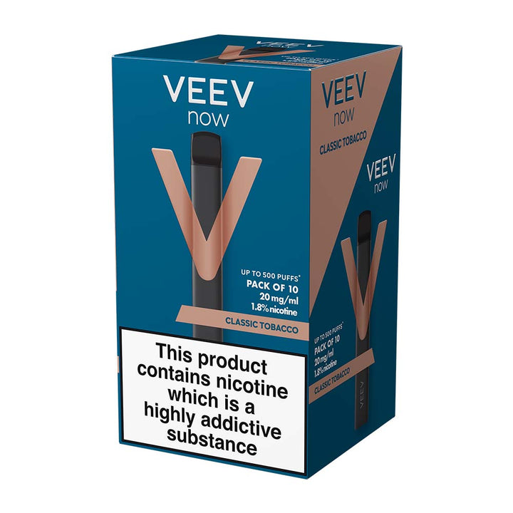 VEEV Now Classic Disposable Vape | Toasted Tobacco | Free UK Delivery