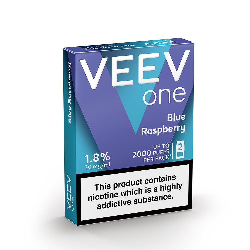 VEEV One Blue Raspberry Prefilled Vape Pods | Free UK Delivery