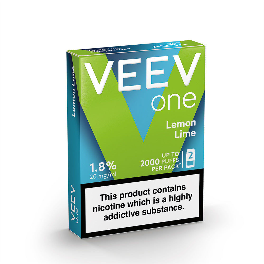 VEEV One Lemon Lime Prefilled Vape Pods | Free UK Delivery