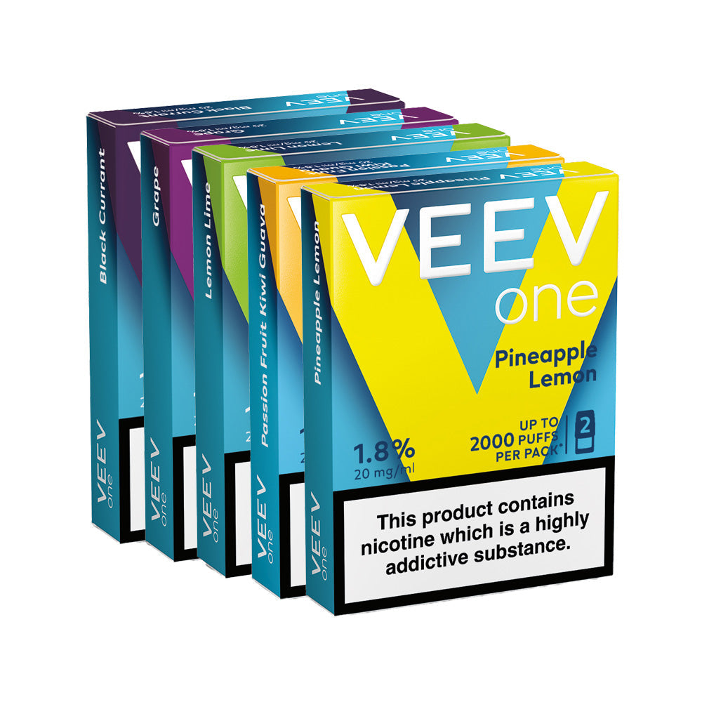 VEEV One Refreshing Discovery Pod Bundle | 5 Packs | Free UK Delivery
