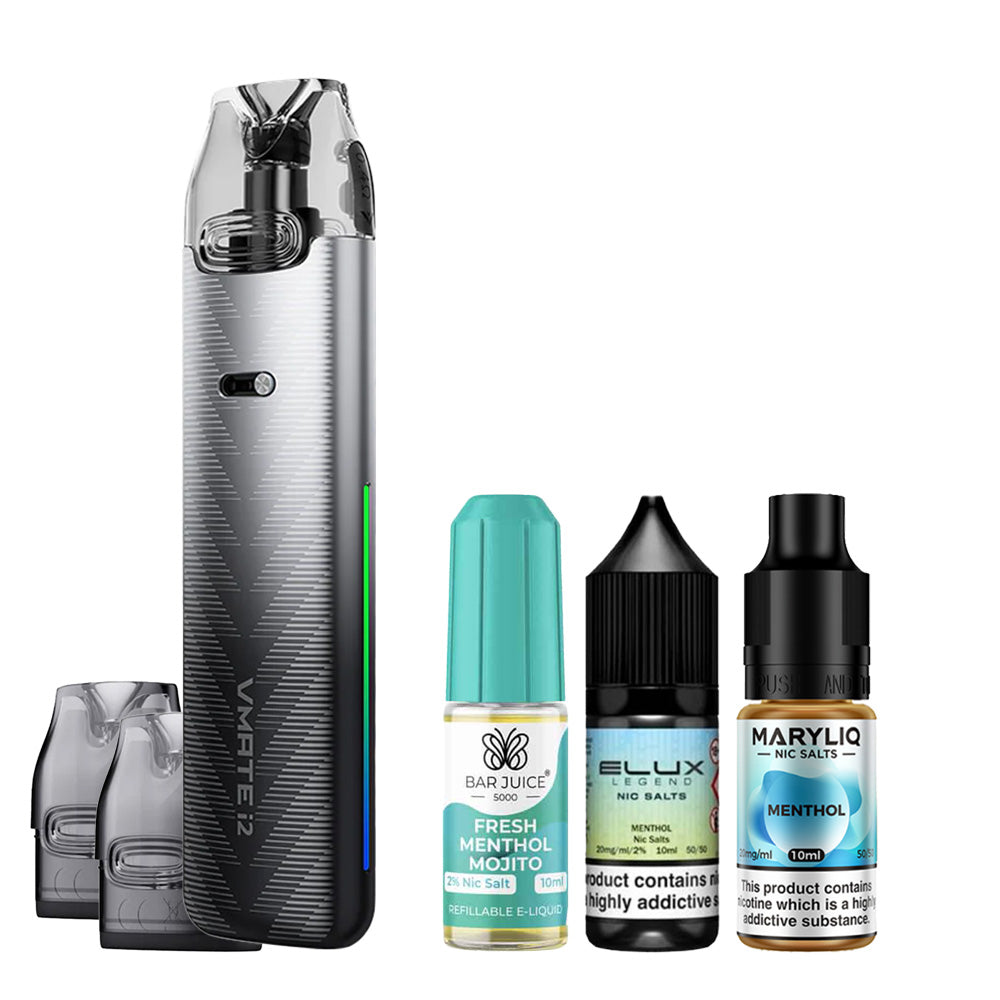 Voopoo VMATE i2 Vape Kit Bundle | Menthol | Free UK Delivery