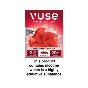 Vuse Extra Intense E-Liquid Pods | Watermelon Ice | Free UK Delivery