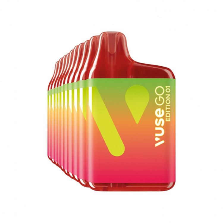 10 x Vuse Go Edition 01 Vapes | Strawberry Kiwi | Free UK Delivery