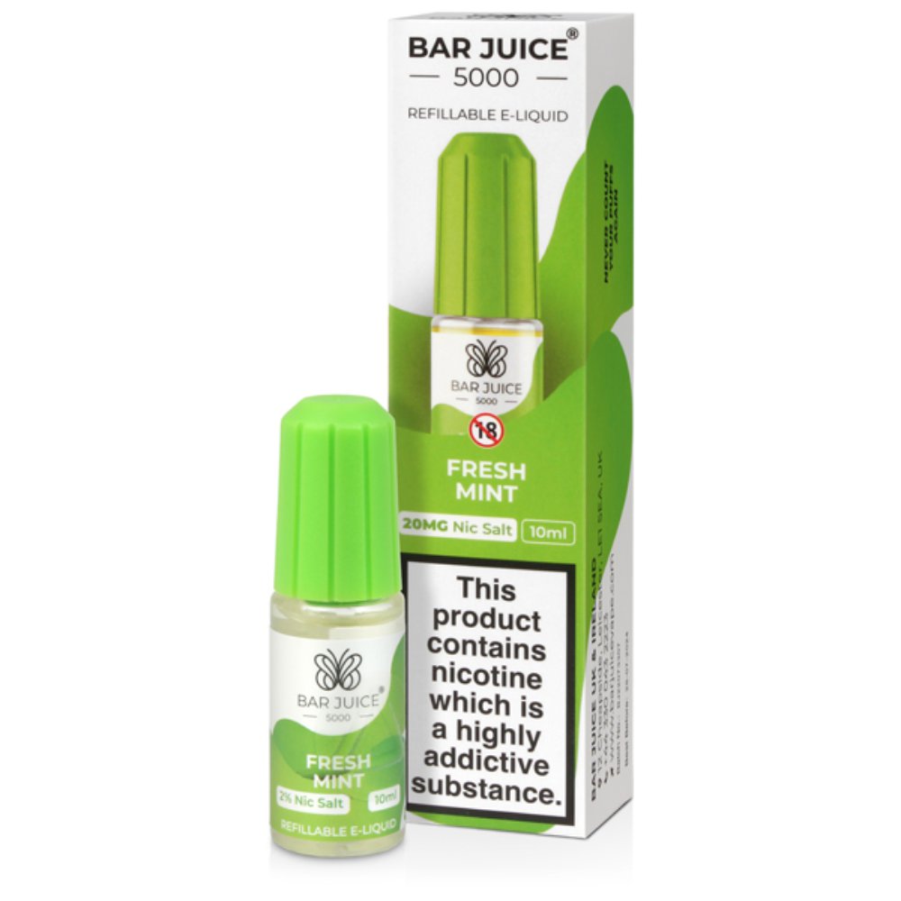 Bar Juice 5000 Fresh Mint E Liquid 10ml | Free UK Delivery