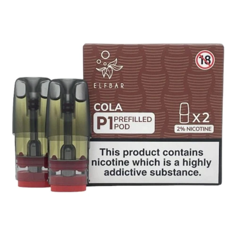 Elf Bar Mate P1 Cola Pods (2 Pack) | Nic Salt Carts