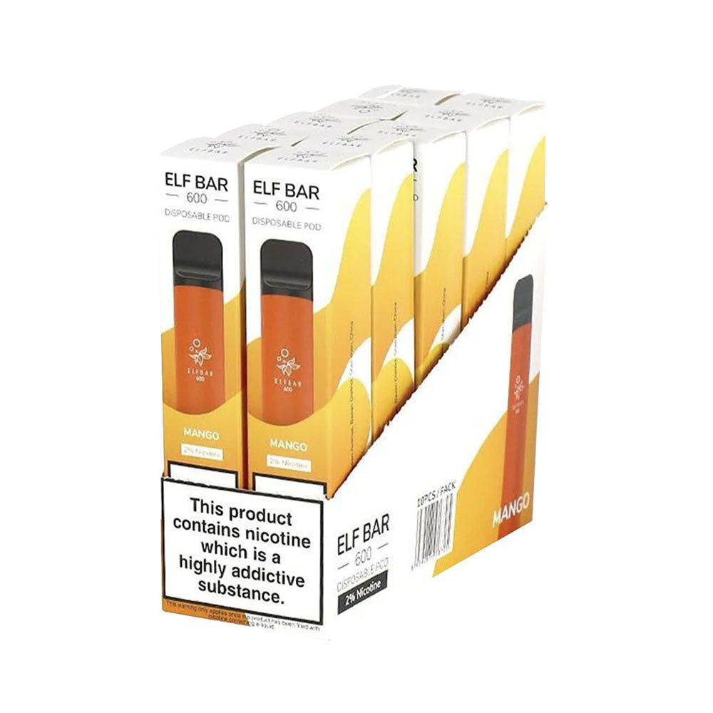 Elf Bar Mango |10 Pack Carton | Free UK Delivery