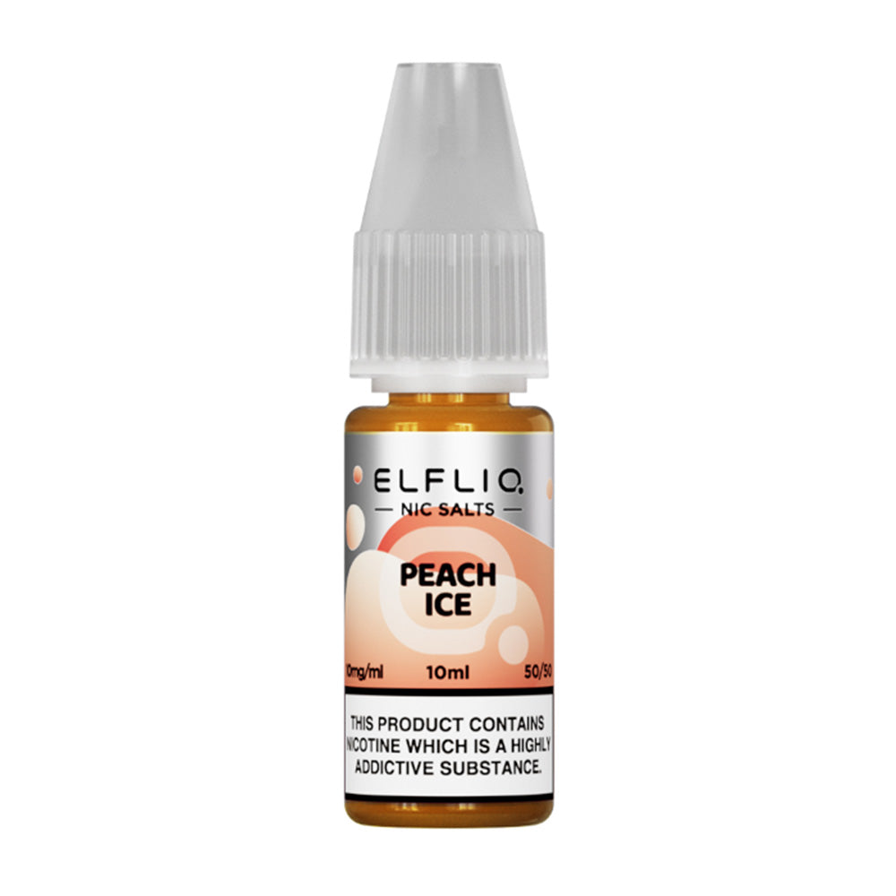Elf Bar ElfLiq Peach Ice E Liquid 10ml | Free UK Delivery
