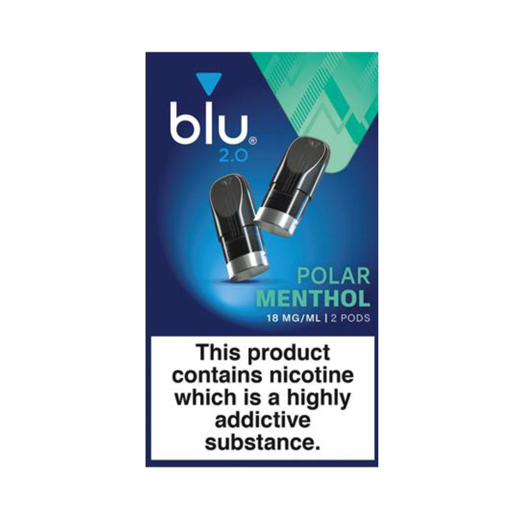 Blu 2.0 Polar Menthol Pods | Free UK delivery