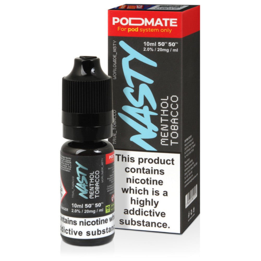 Nasty Juice PodMate E Liquid | Menthol Tobacco | UK 10ml