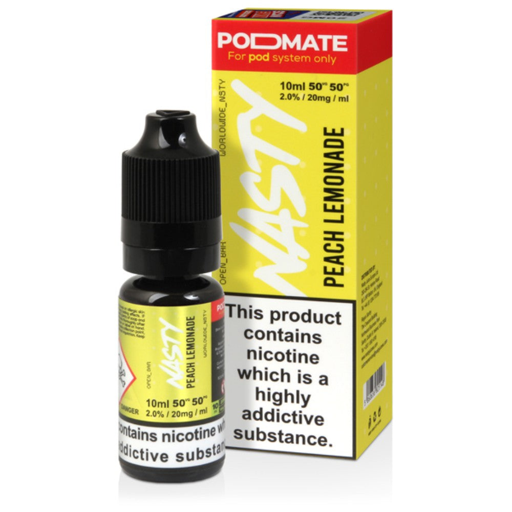Nasty Juice PodMate E Liquid | Peach Lemonade | UK 10ml